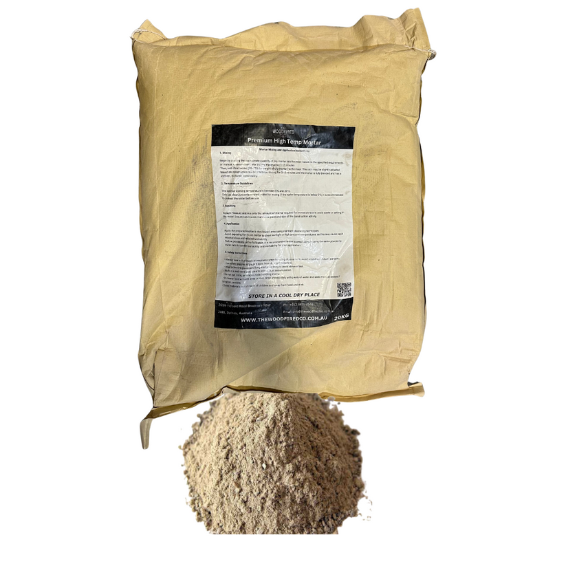 Premium high temperature 1200c dry mortar– The Woodfired Co